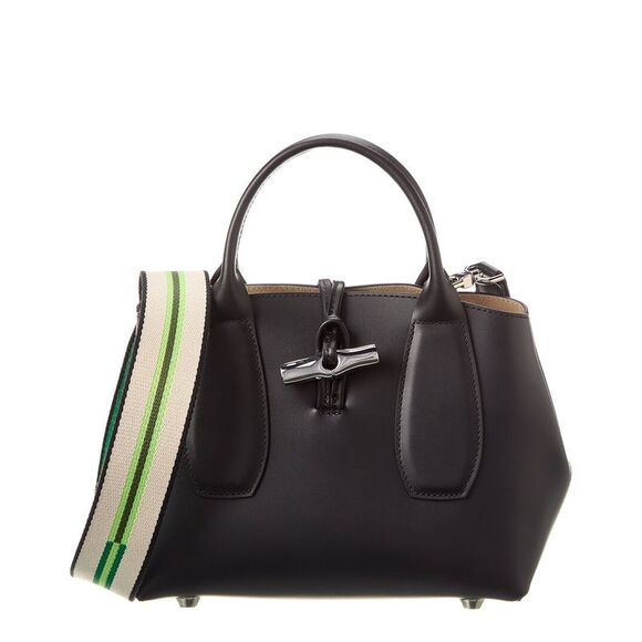 Longchamp | Bags | Longchamp Le Roseau Small Leather Short Handle ...